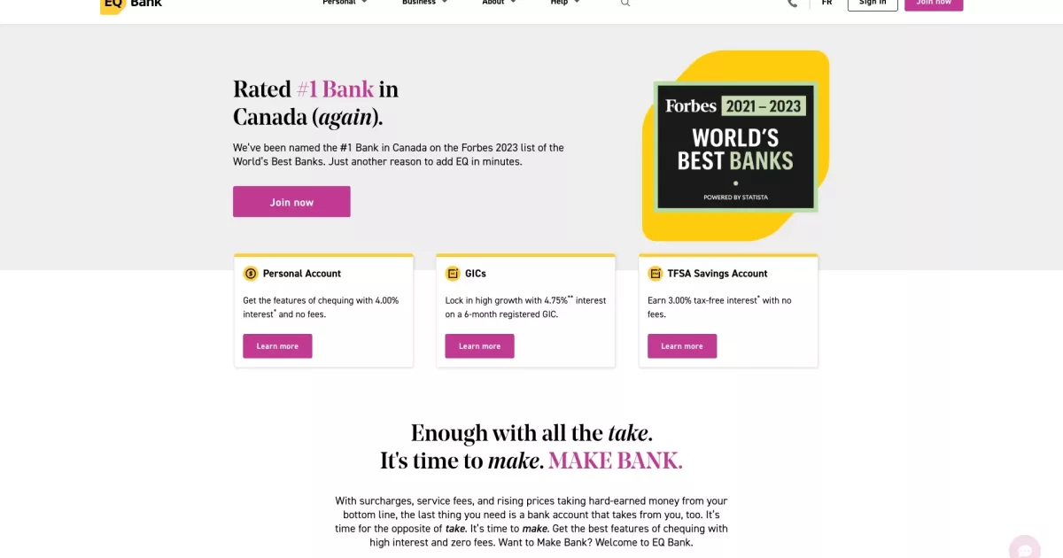 EQ Bank | Everyday Banking