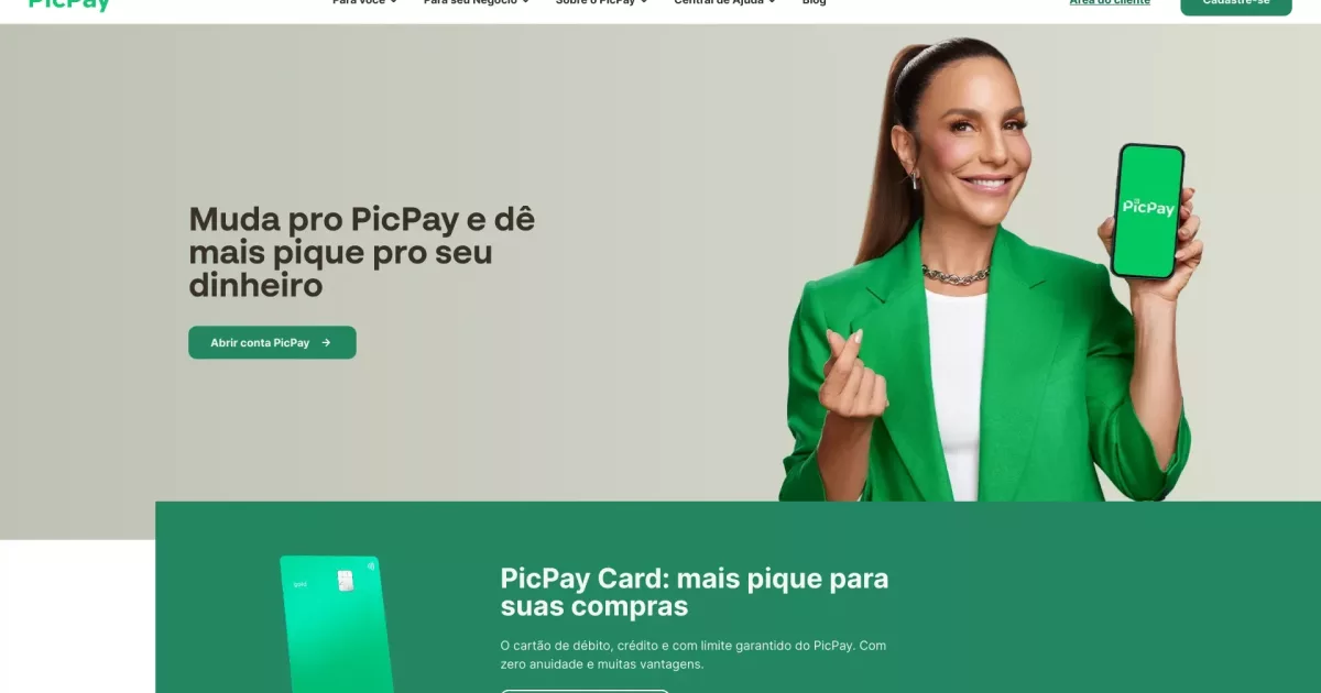PicPay | Free digital account and credit card with no annual fee